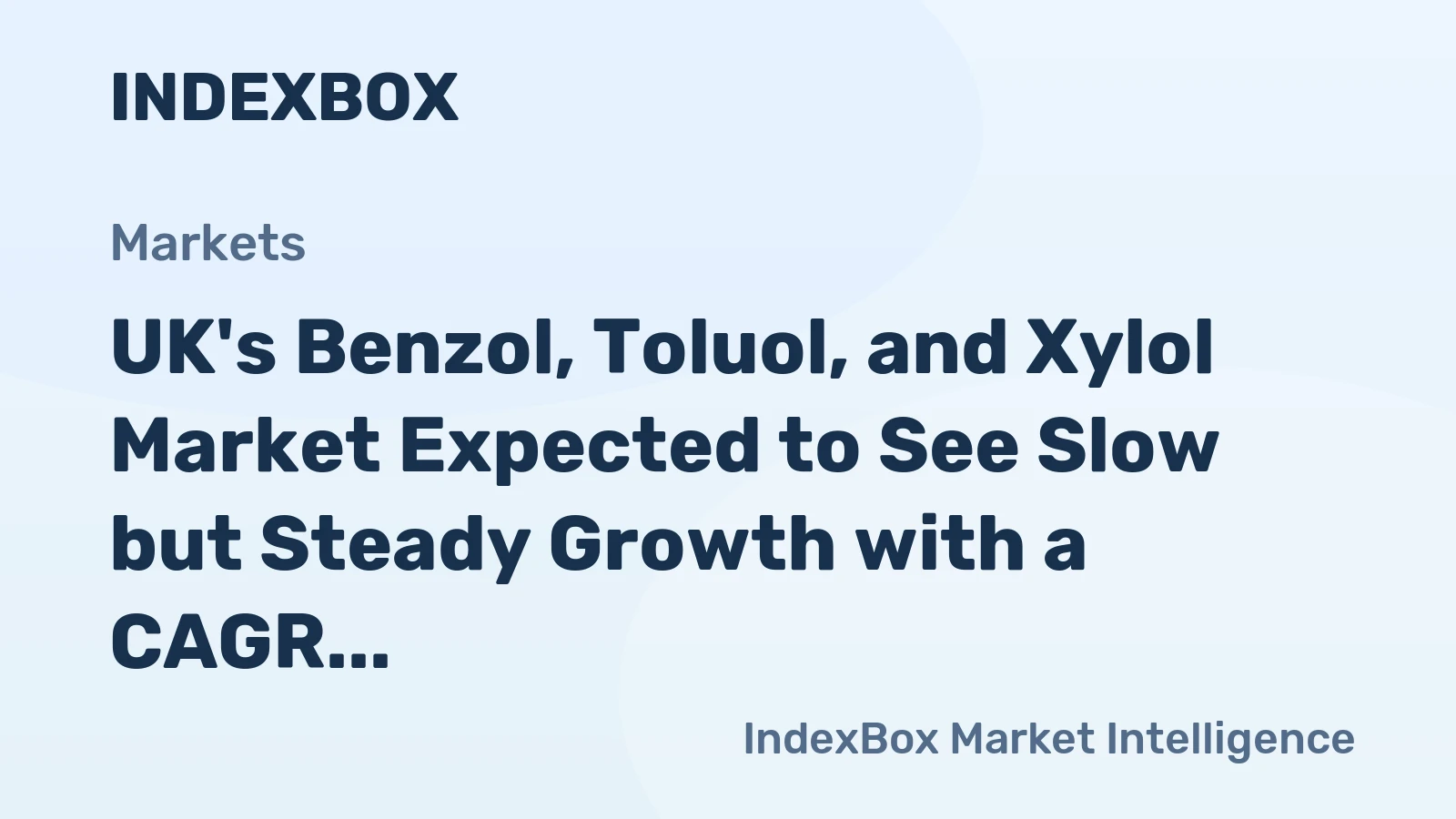 UK's Benzol, Toluol, and Xylol Market Expected to See Slow but Steady Growth with a CAGR of +0.1% from 2024 to 2035