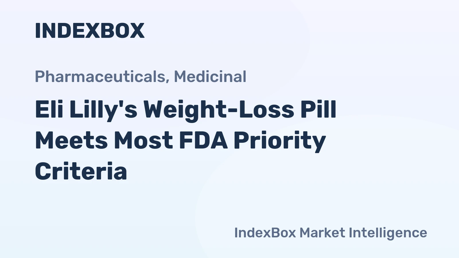 Eli Lilly's Weight-Loss Pill Meets Most FDA Priority Criteria
