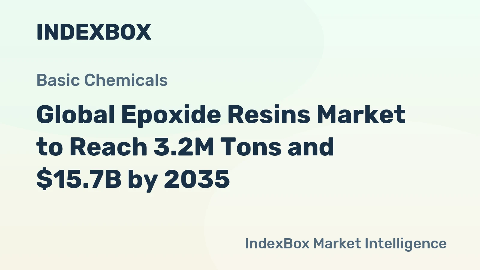 Global Epoxide Resins Market to Reach 3.2M Tons and $15.7B by 2035