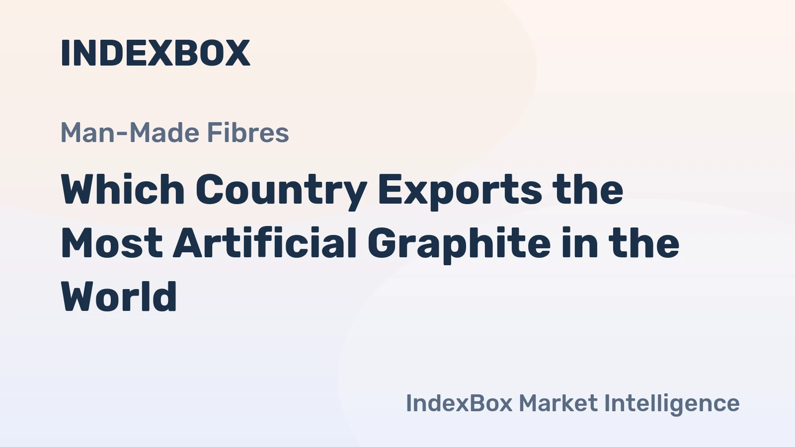 Which Country Exports the Most Artificial Graphite in the World?