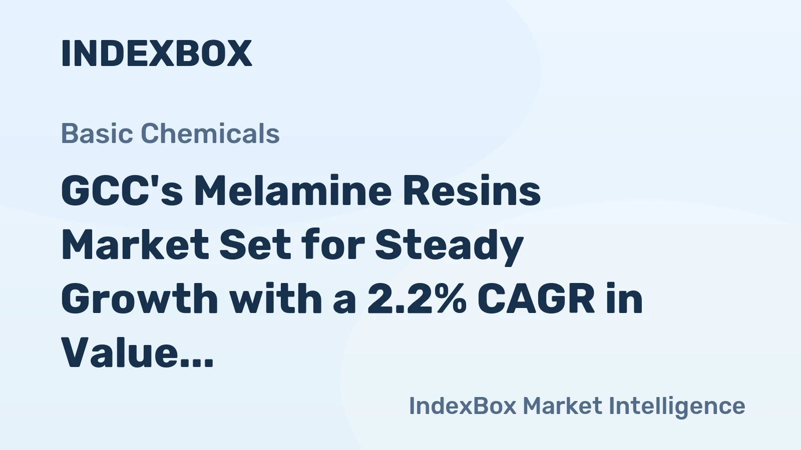 GCC's Melamine Resins Market Set for Steady Growth with a 2.2% CAGR in Value Through 2035