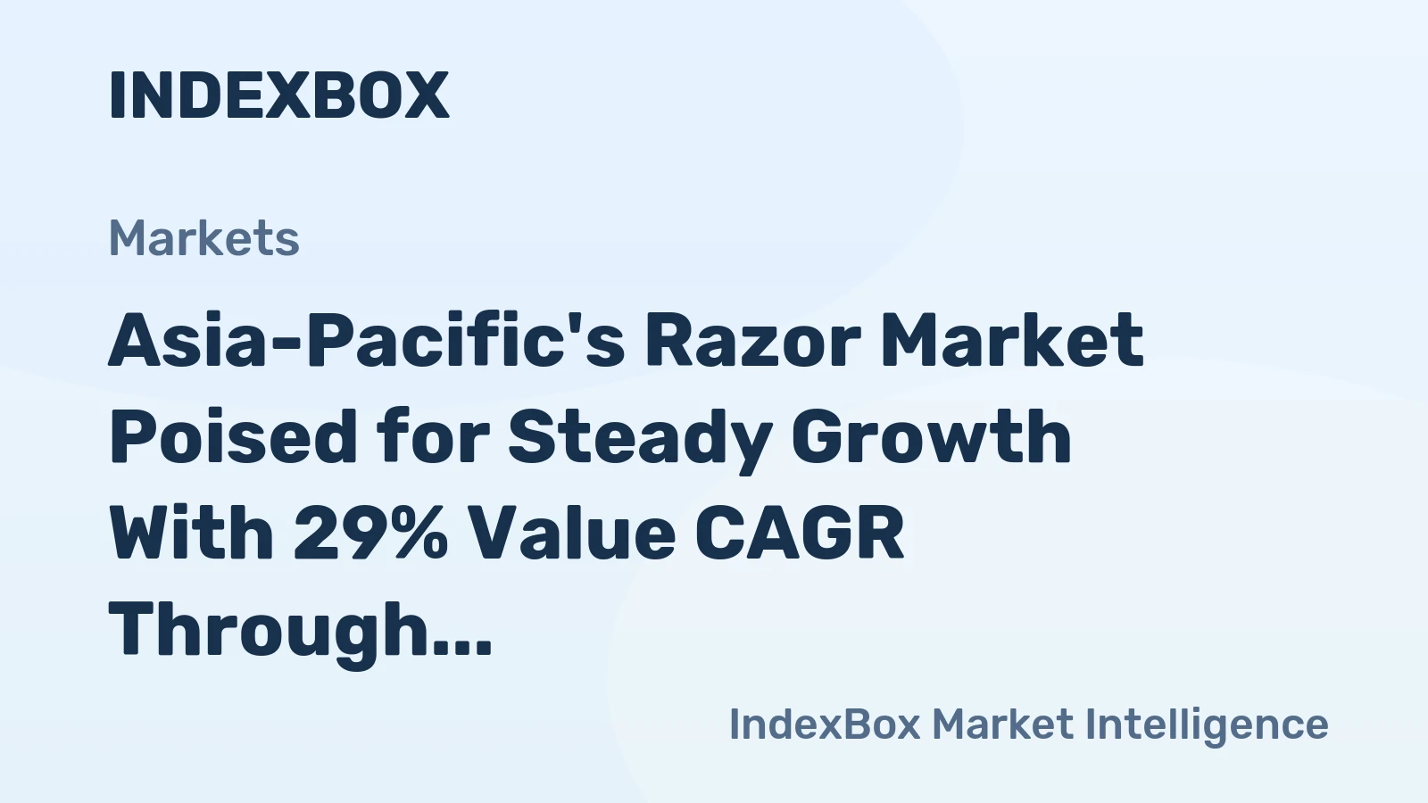 Asia-Pacific's Razor Market Poised for Steady Growth With 29% Value CAGR Through 2035