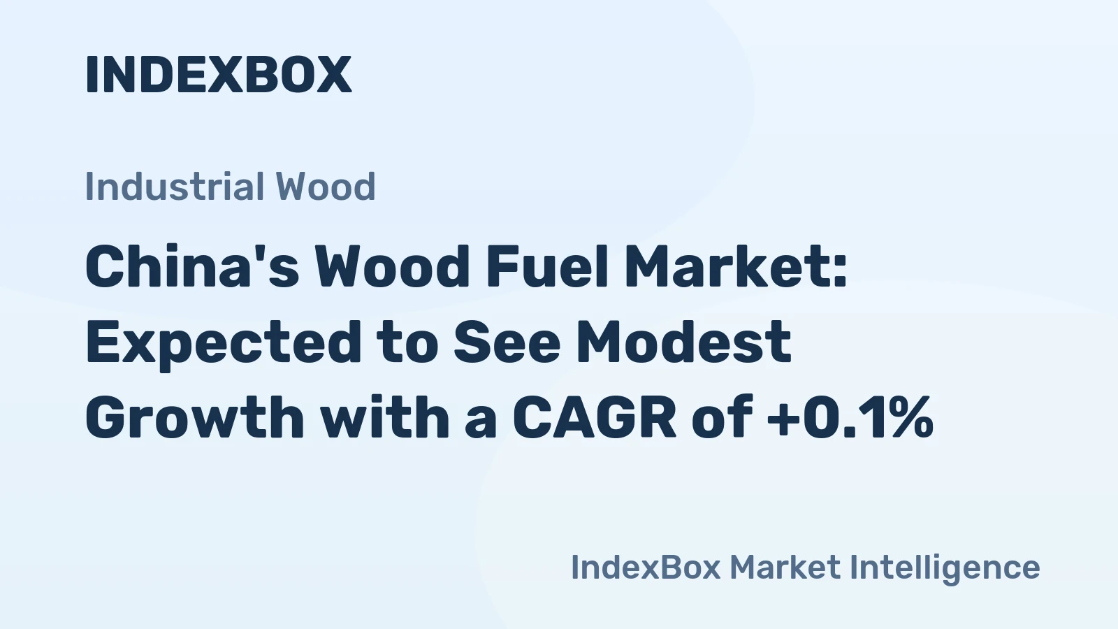 China's Wood Fuel Market: Expected to See Modest Growth with a CAGR of +0.1%