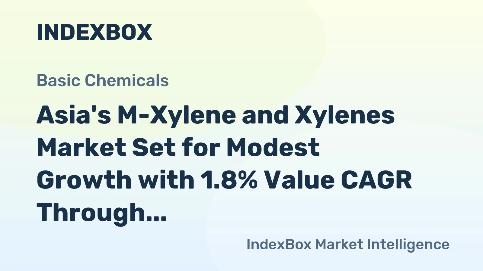 Asia's M-Xylene and Xylenes Market Set for Modest Growth with 1.8% Value CAGR Through 2035