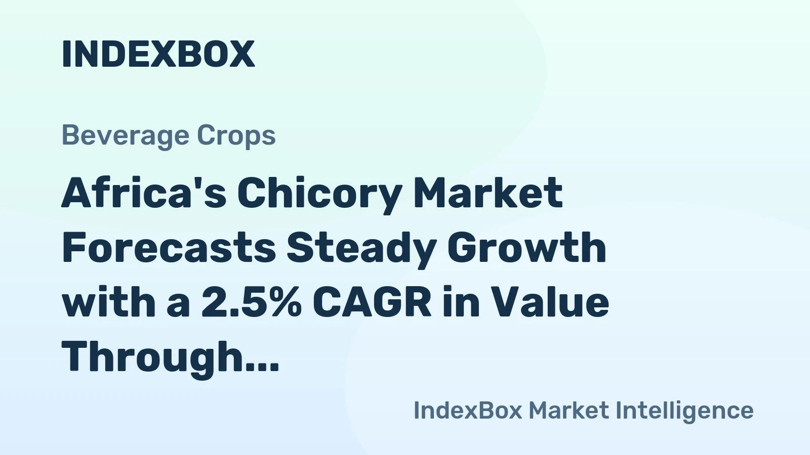 Africa's Chicory Market Forecasts Steady Growth with a 2.5% CAGR in Value Through 2035