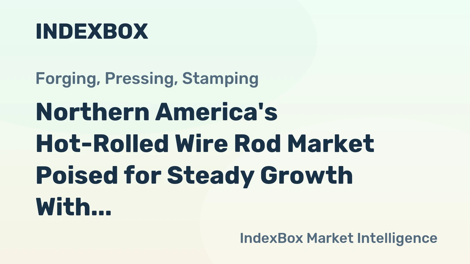 Northern America's Hot-Rolled Wire Rod Market Poised for Steady Growth With 2.8% CAGR in Value Through 2035