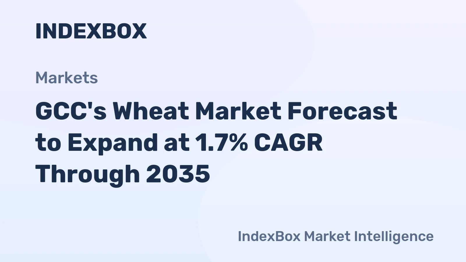 GCC's Wheat Market Forecast to Expand at 1.7% CAGR Through 2035