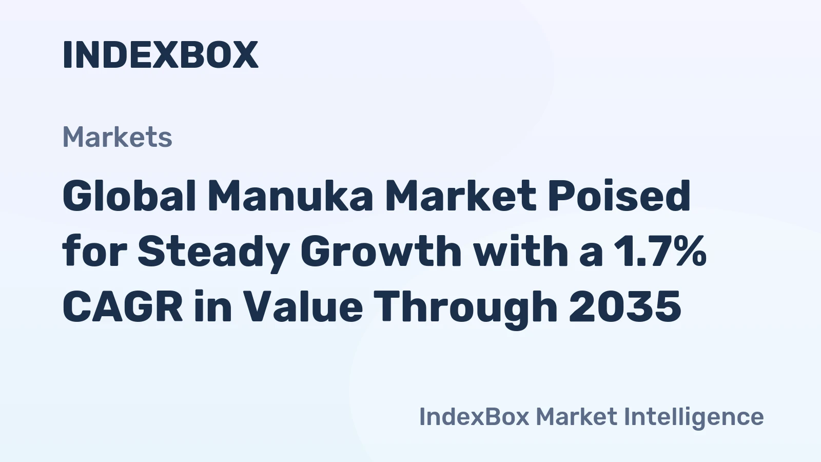 Global Manuka Market Poised for Steady Growth with a 1.7% CAGR in Value Through 2035