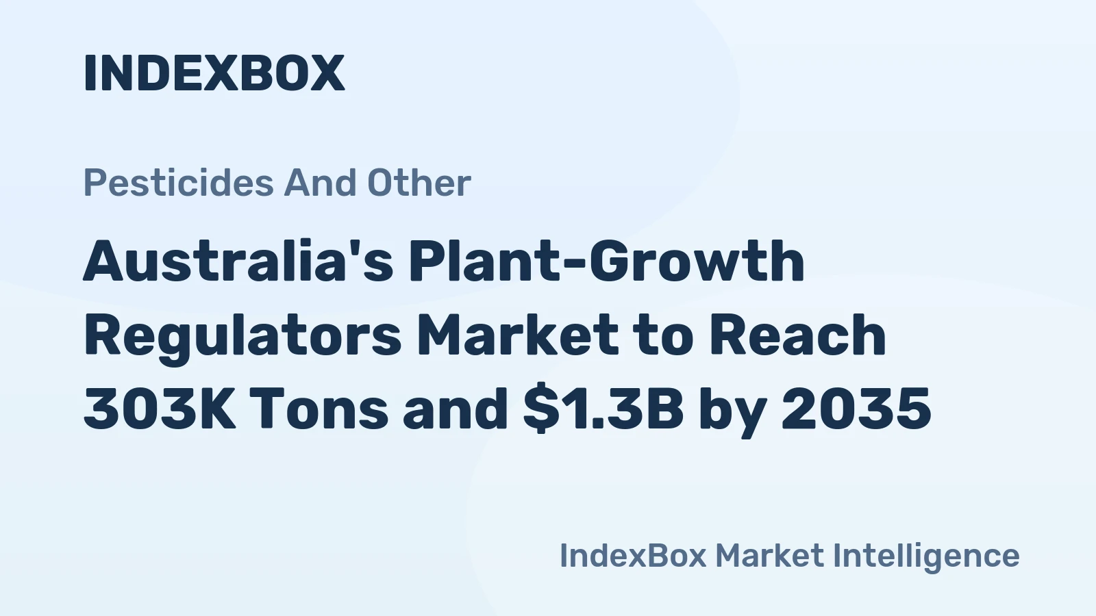 Australia's Plant-Growth Regulators Market to Reach 303K Tons and $1.3B by 2035