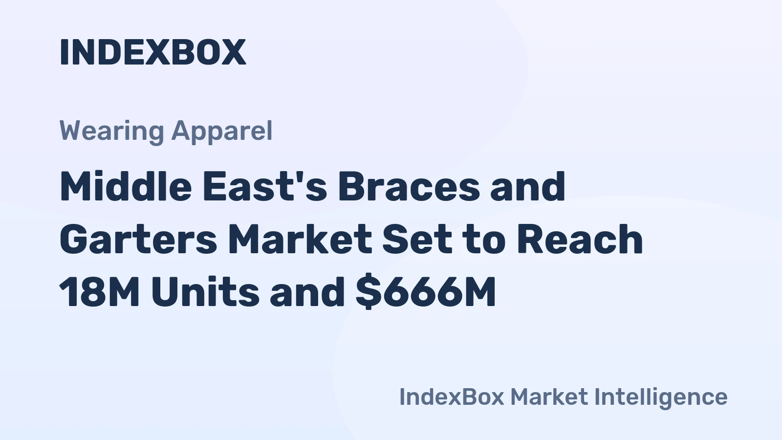 Middle East's Braces and Garters Market Set to Reach 18M Units and $666M