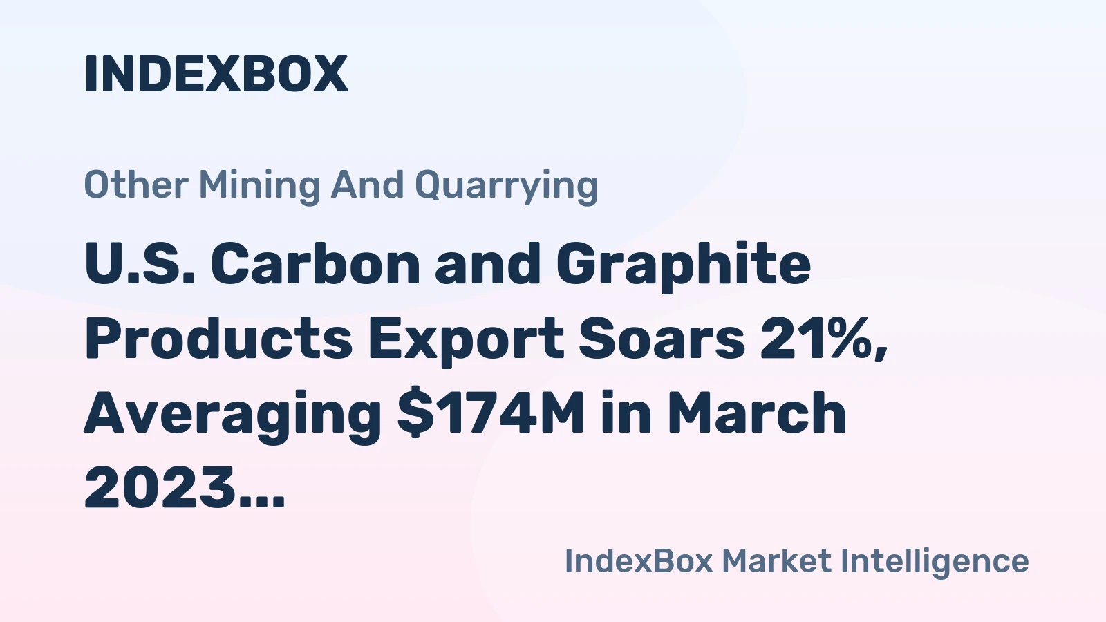 U.S. Carbon and Graphite Products Export Soars 21%, Averaging $174M in March 2023