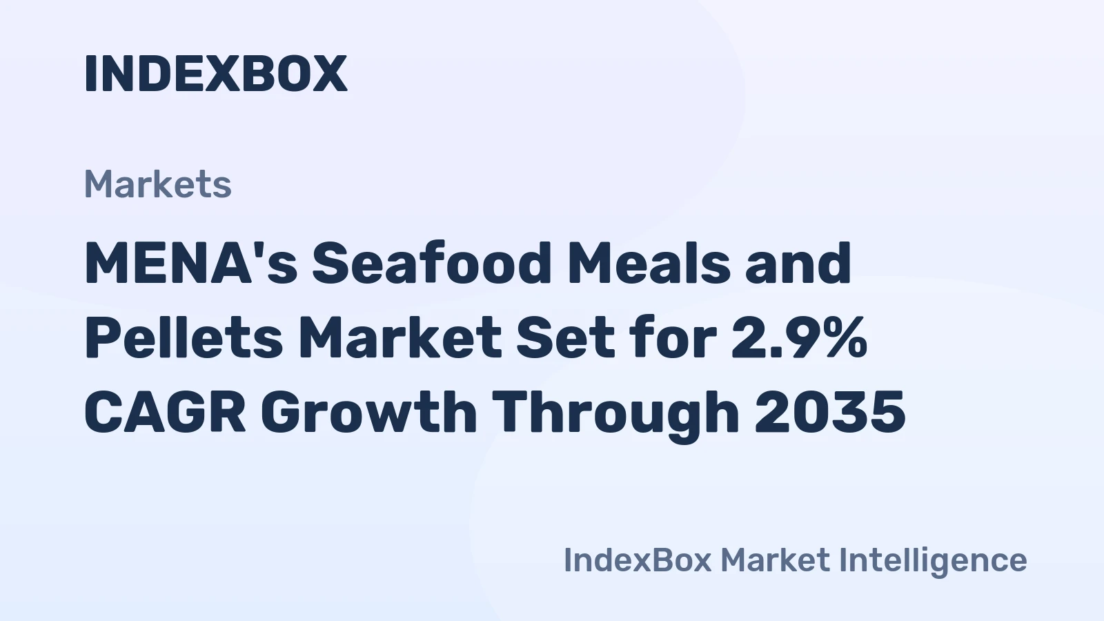 MENA's Seafood Meals and Pellets Market Set for 2.9% CAGR Growth Through 2035