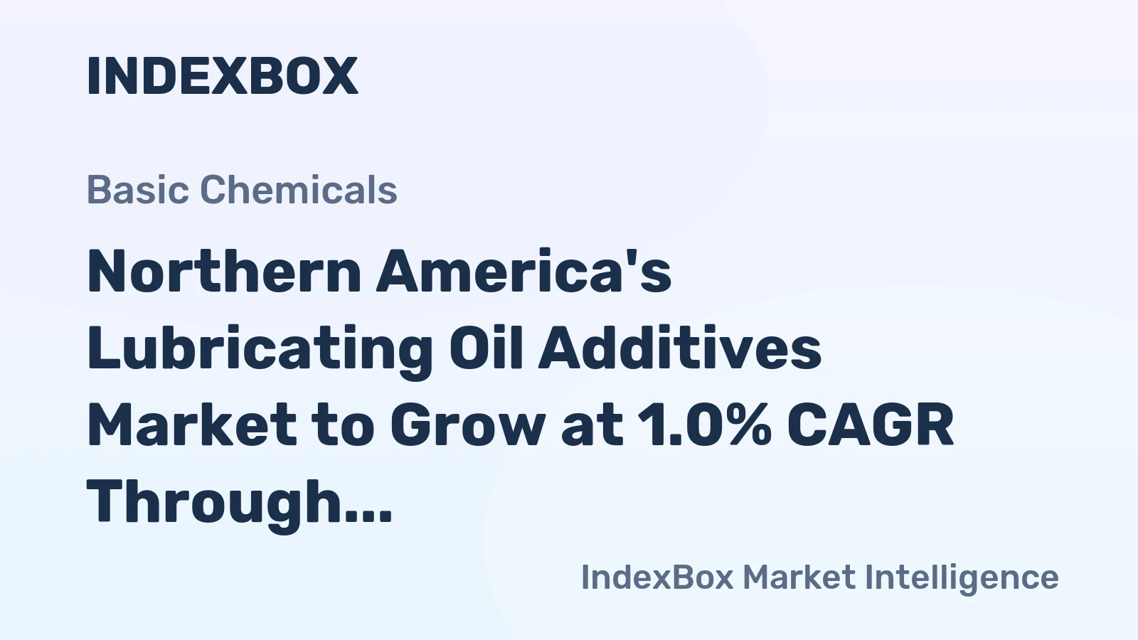Northern America's Lubricating Oil Additives Market to Grow at 1.0% CAGR Through 2035