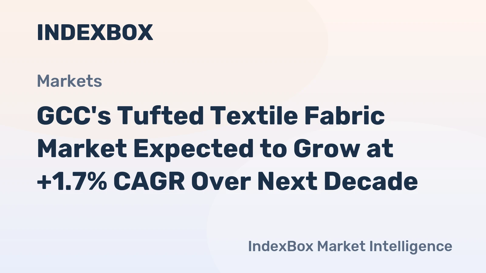 GCC's Tufted Textile Fabric Market Expected to Grow at +1.7% CAGR Over Next Decade
