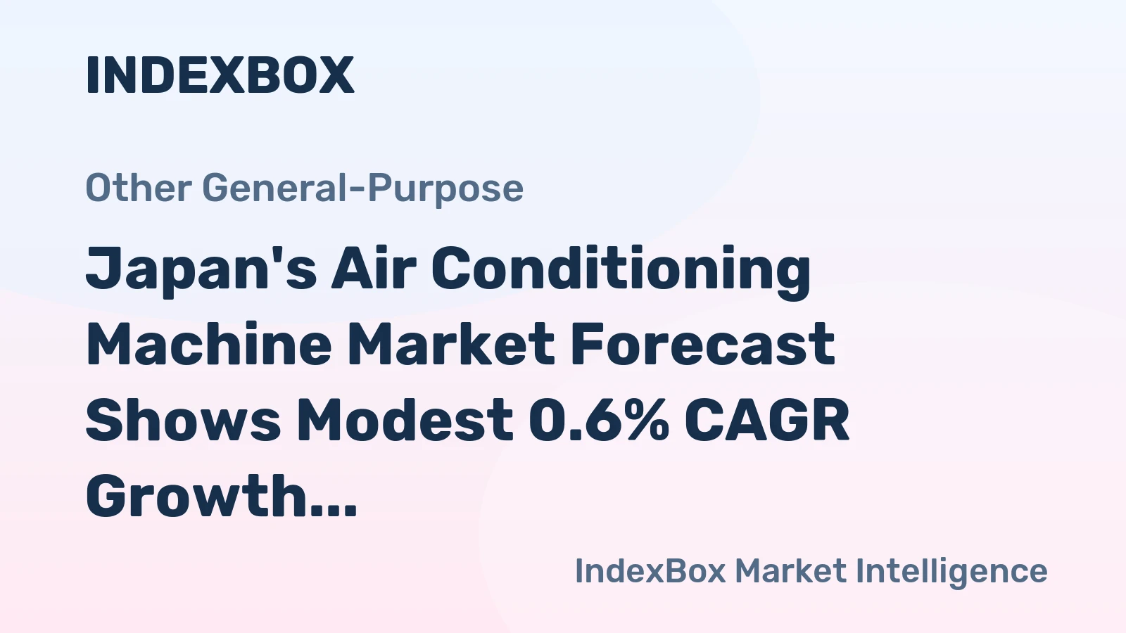 Japan's Air Conditioning Machine Market Forecast Shows Modest 0.6% CAGR Growth Through 2035
