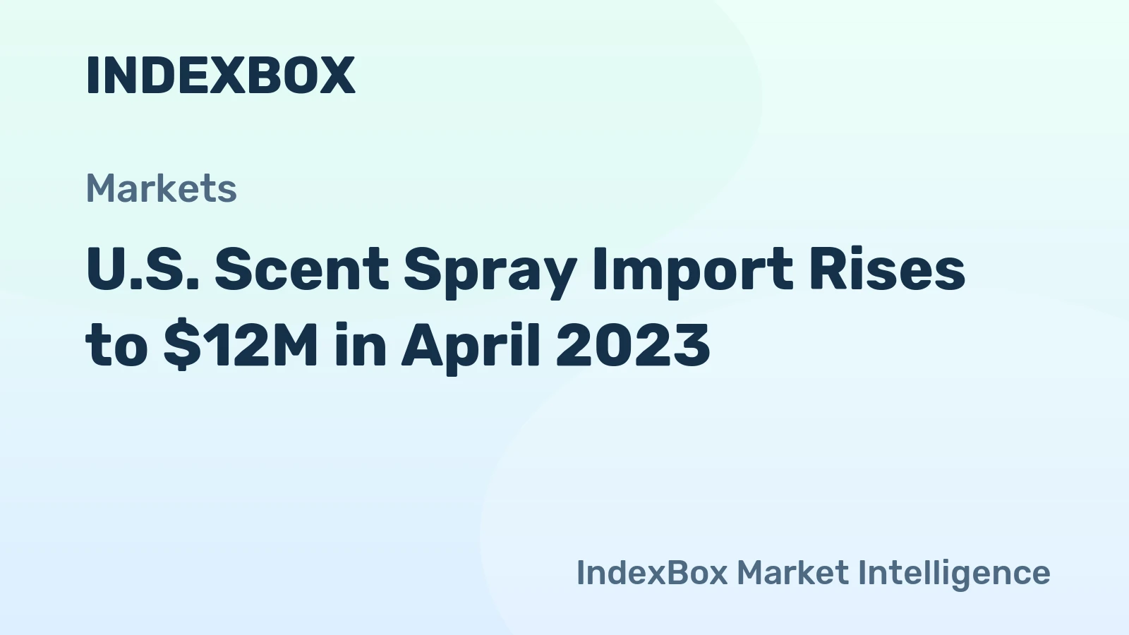 U.S. Scent Spray Import Rises to $12M in April 2023
