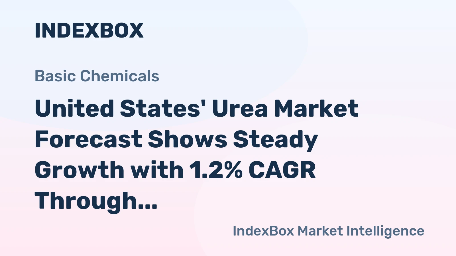 United States' Urea Market Forecast Shows Steady Growth with 1.2% CAGR Through 2035