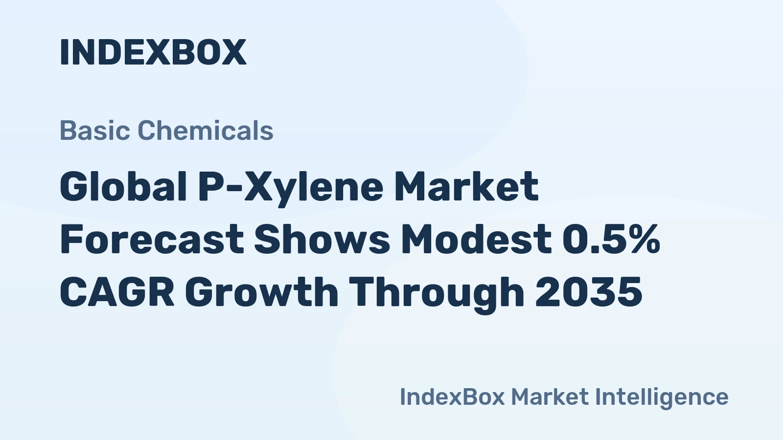 Global P-Xylene Market Forecast Shows Modest 0.5% CAGR Growth Through 2035