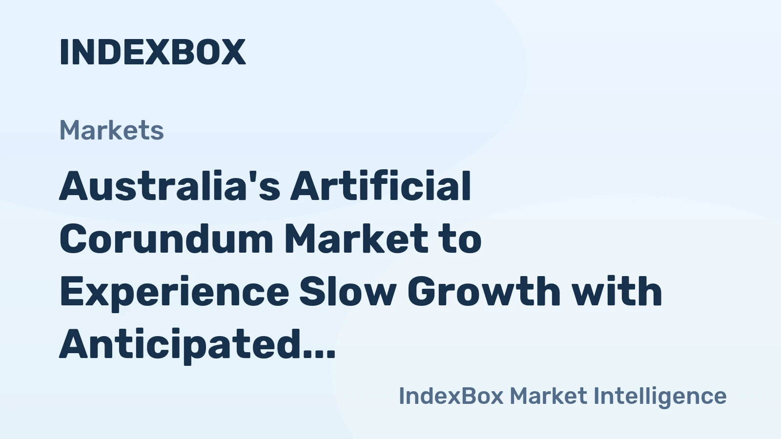Australia's Artificial Corundum Market to Experience Slow Growth with Anticipated CAGR of +0.3% from 2024 to 2035