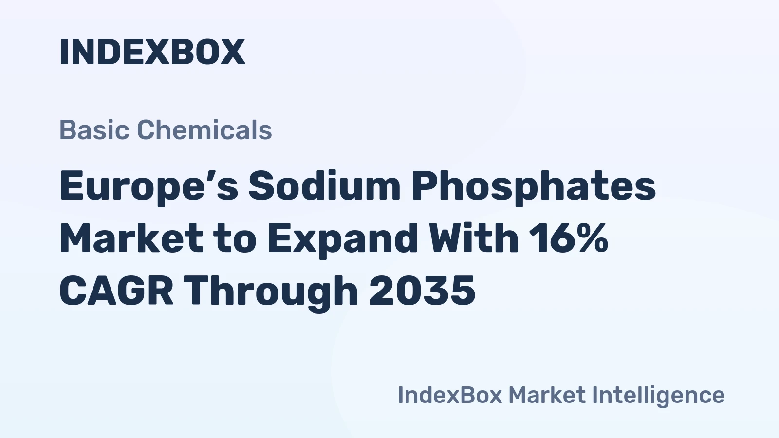 Europe’s Sodium Phosphates Market to Expand With 16% CAGR Through 2035