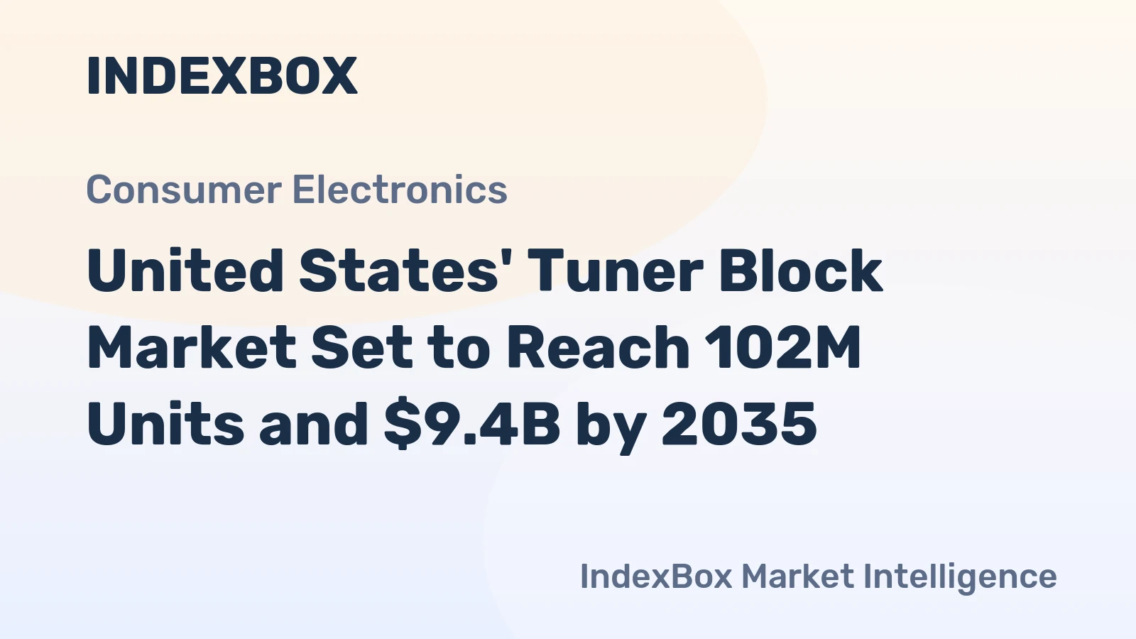 United States' Tuner Block Market Set to Reach 102M Units and $9.4B by 2035