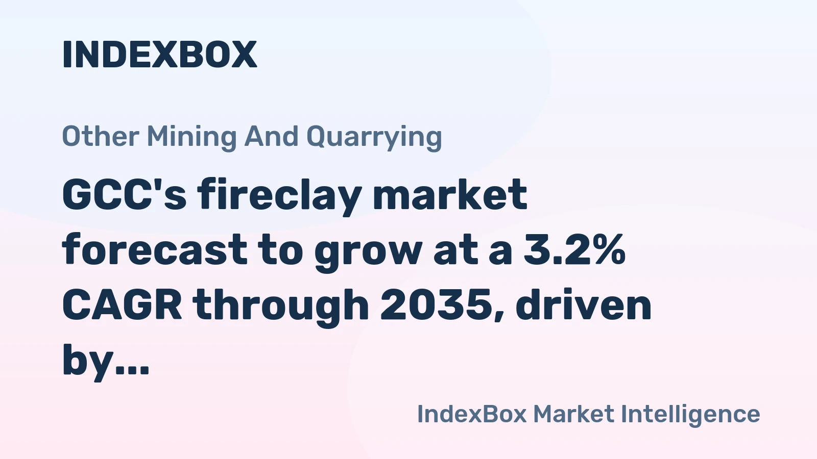 GCC's fireclay market forecast to grow at a 3.2% CAGR through 2035, driven by rising demand, to reach $4.8M.
