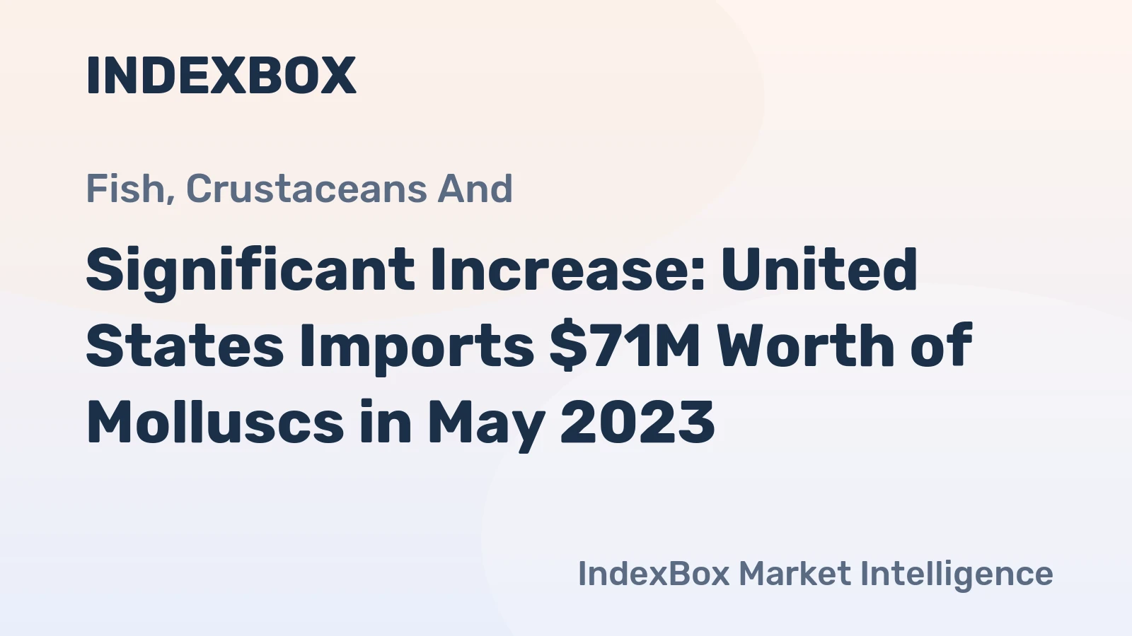 Significant Increase: United States Imports $71M Worth of Molluscs in May 2023