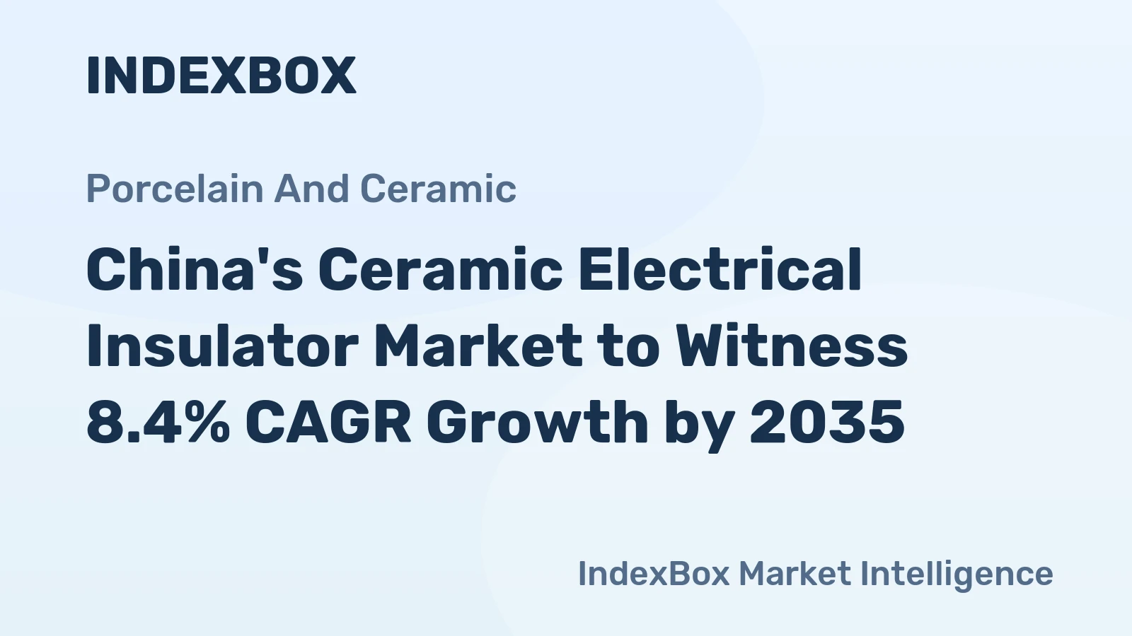 China's Ceramic Electrical Insulator Market to Witness 8.4% CAGR Growth by 2035