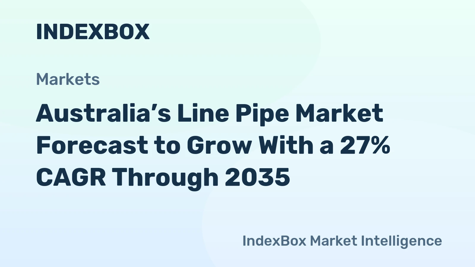 Australia’s Line Pipe Market Forecast to Grow With a 27% CAGR Through 2035