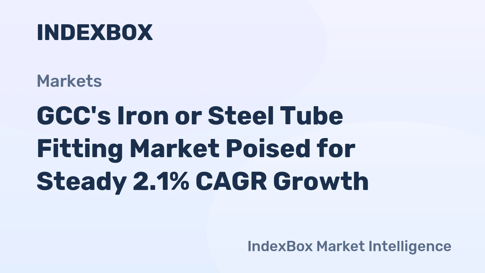 GCC's Iron or Steel Tube Fitting Market Poised for Steady 2.1% CAGR Growth