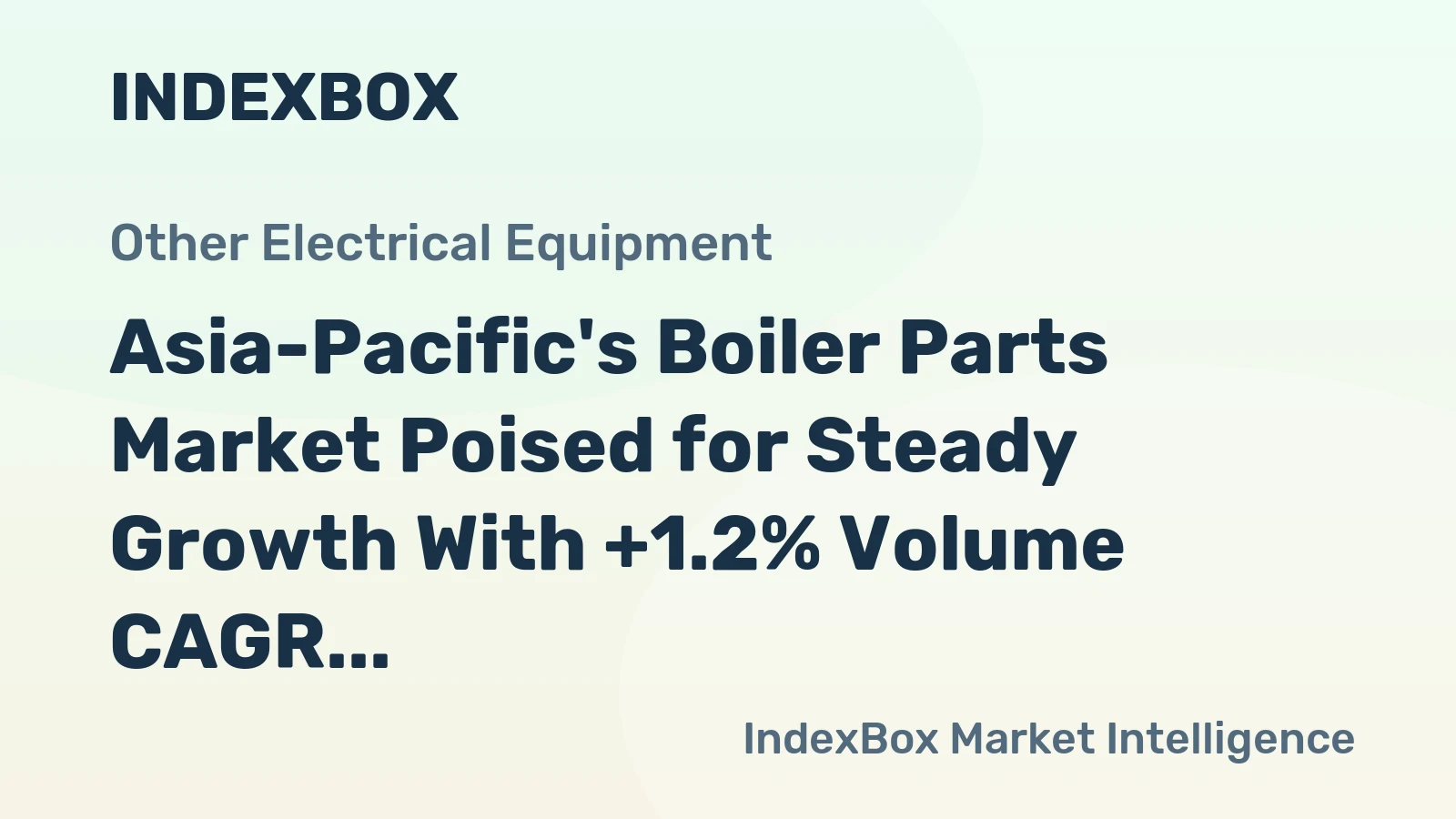 Asia-Pacific's Boiler Parts Market Poised for Steady Growth With +1.2% Volume CAGR Through 2035
