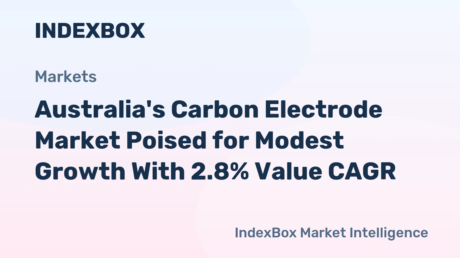 Australia's Carbon Electrode Market Poised for Modest Growth With 2.8% Value CAGR