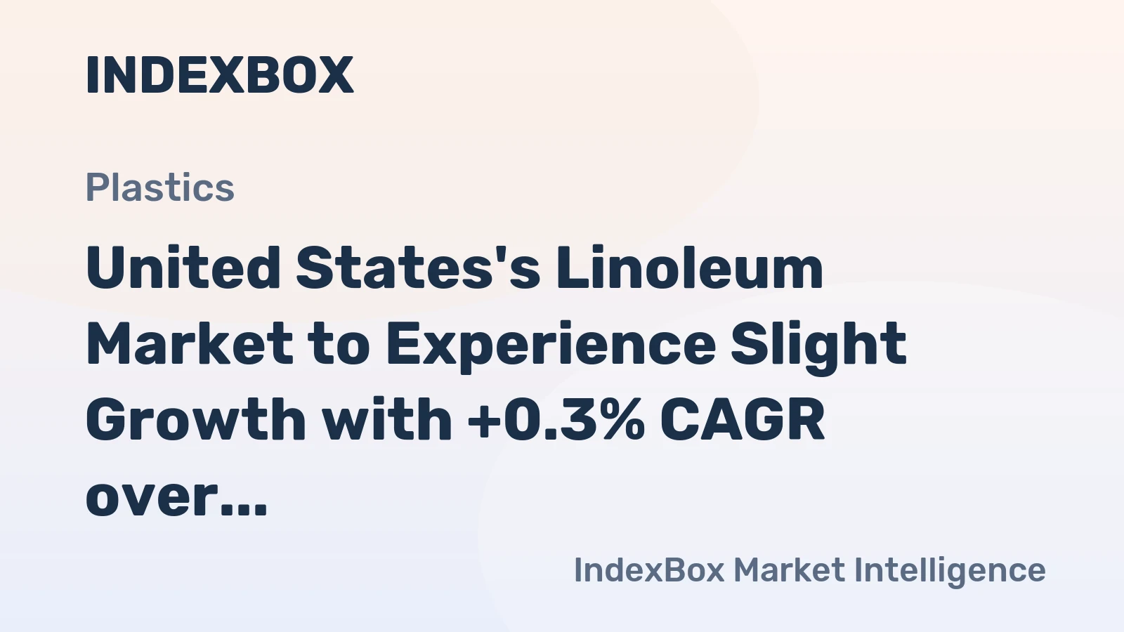 United States's Linoleum Market to Experience Slight Growth with +0.3% CAGR over the Next Decade
