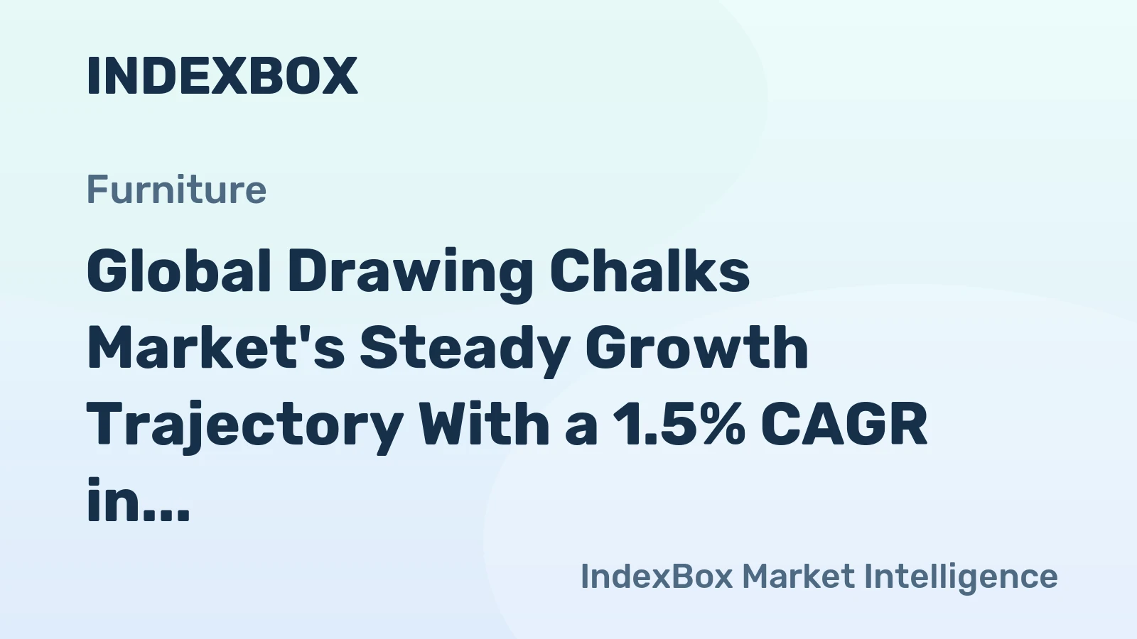 Global Drawing Chalks Market's Steady Growth Trajectory With a 1.5% CAGR in Value Through 2035