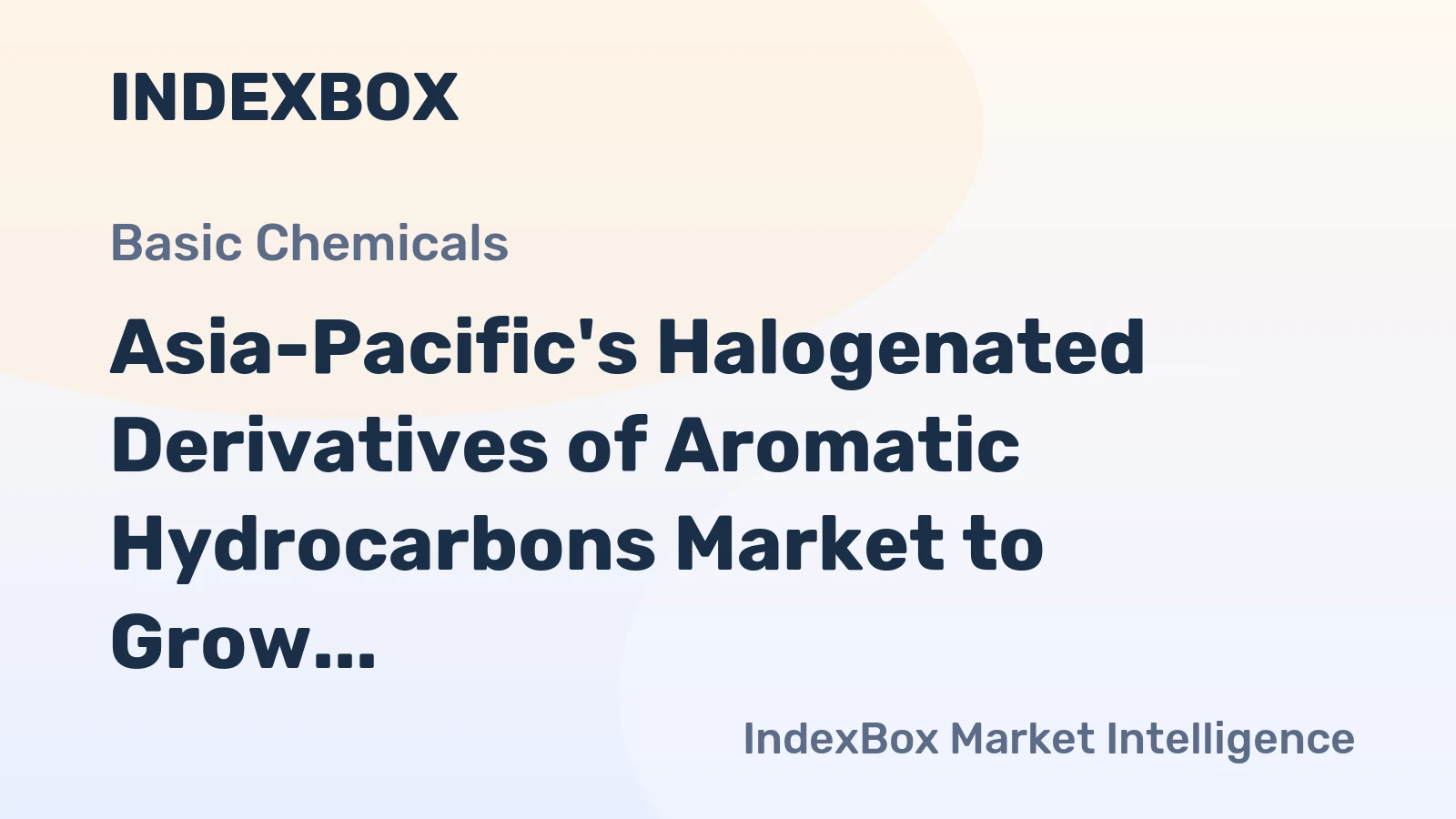 Asia-Pacific's Halogenated Derivatives of Aromatic Hydrocarbons Market to Grow at +1.6% CAGR from 2024 to 2035