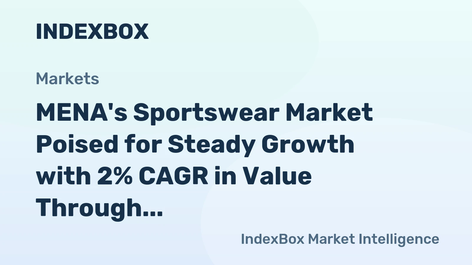 MENA's Sportswear Market Poised for Steady Growth with 2% CAGR in Value Through 2035