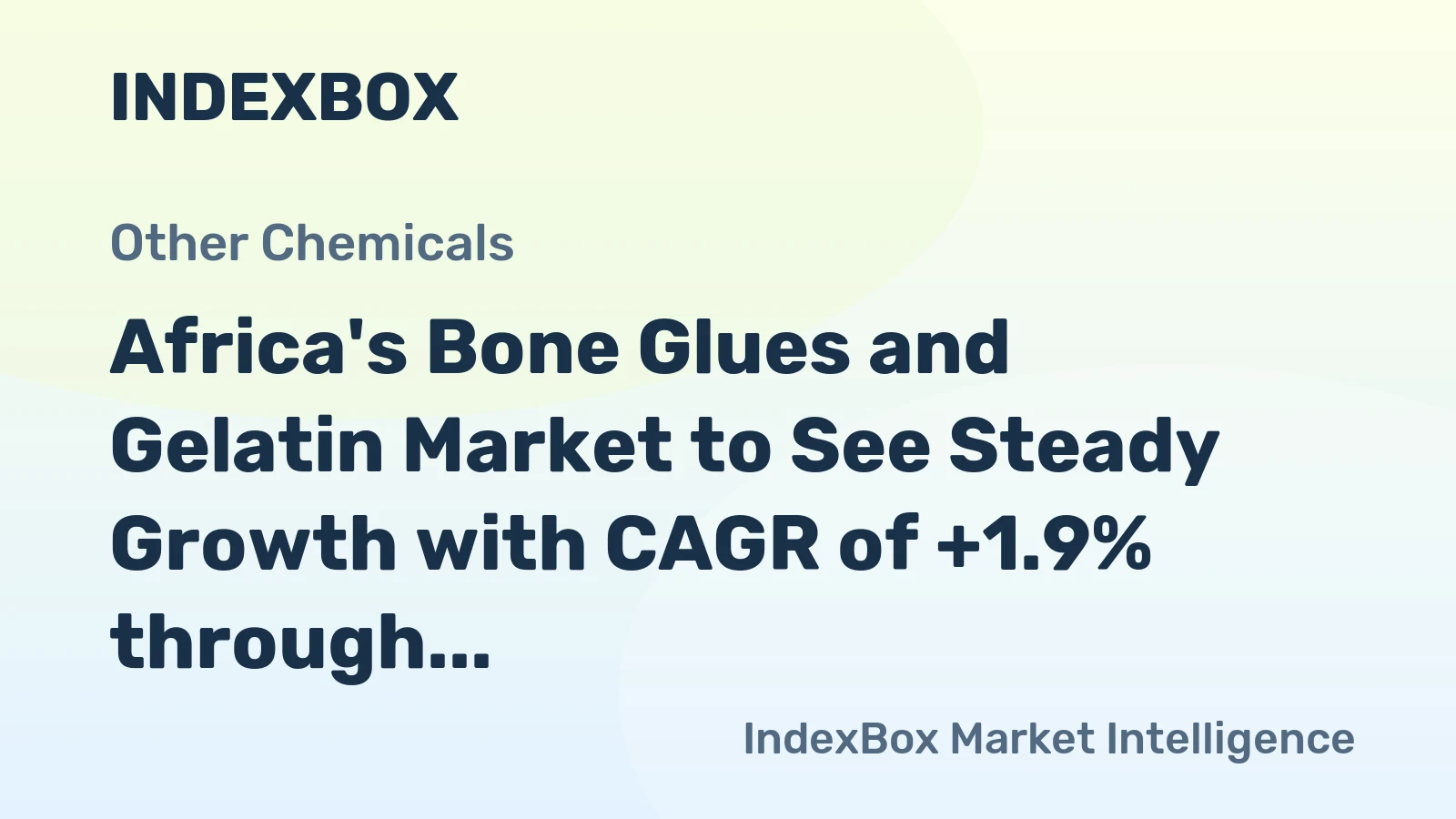 Africa's Bone Glues and Gelatin Market to See Steady Growth with CAGR of +1.9% through 2035