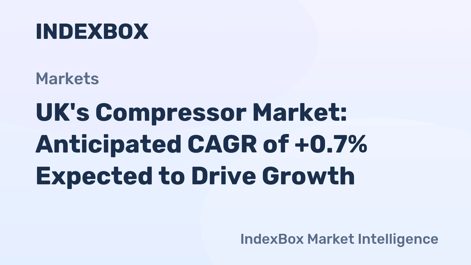 UK's Compressor Market: Anticipated CAGR of +0.7% Expected to Drive Growth