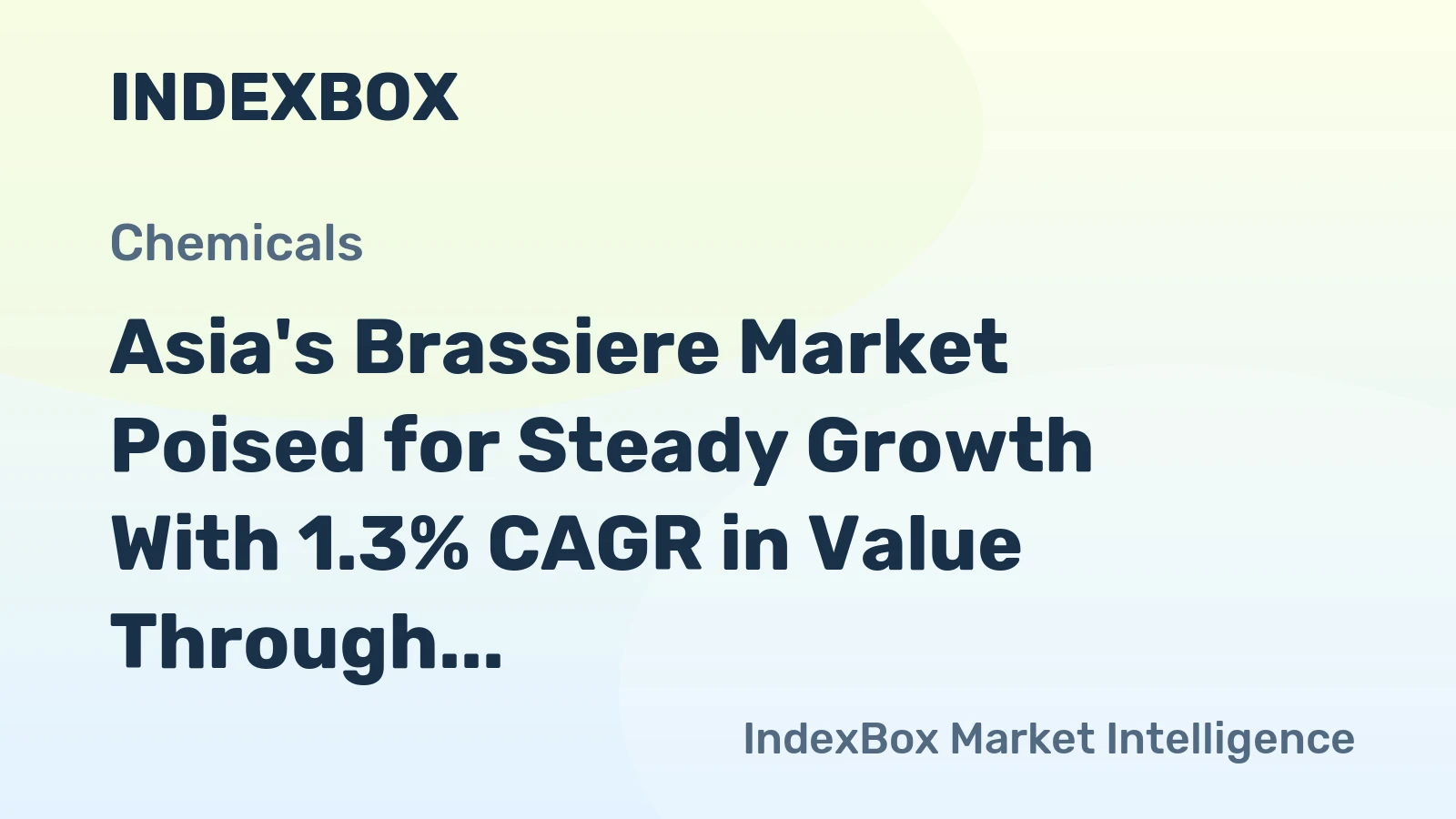 Asia's Brassiere Market Poised for Steady Growth With 1.3% CAGR in Value Through 2035