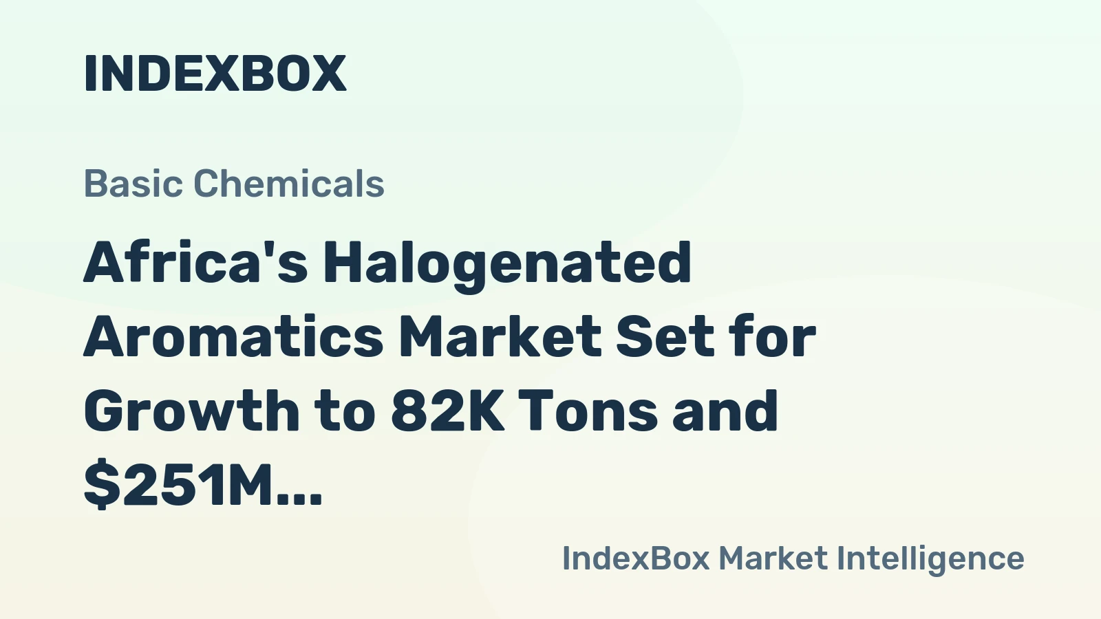 Africa's Halogenated Aromatics Market Set for Growth to 82K Tons and $251M by 2035
