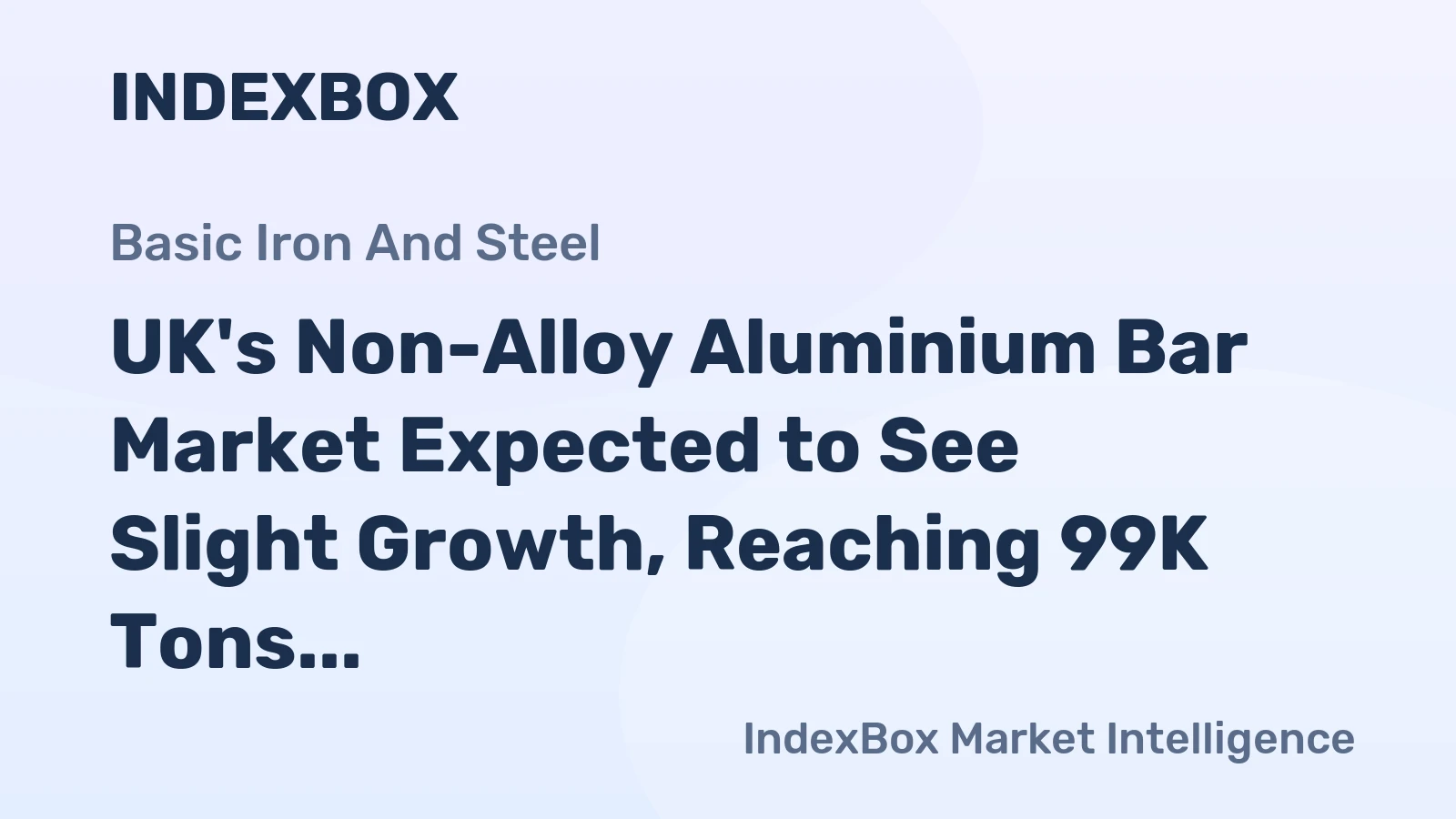 UK's Non-Alloy Aluminium Bar Market Expected to See Slight Growth, Reaching 99K Tons and $548M by 2035