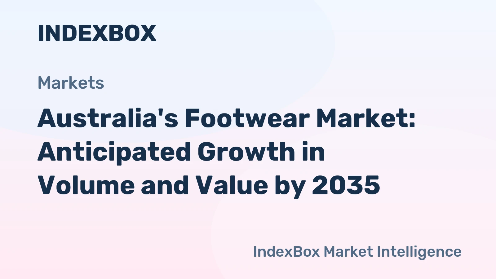 Australia's Footwear Market: Anticipated Growth in Volume and Value by 2035