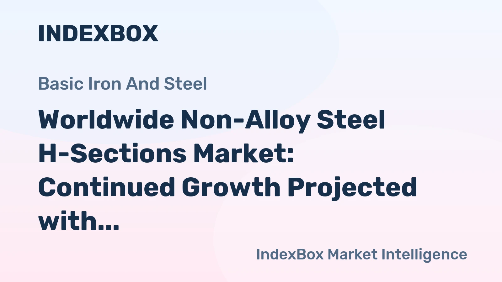 Worldwide Non-Alloy Steel H-Sections Market: Continued Growth Projected with Market Volume Reaching 26M Tons and Market Value to $25.9B by End of 2035