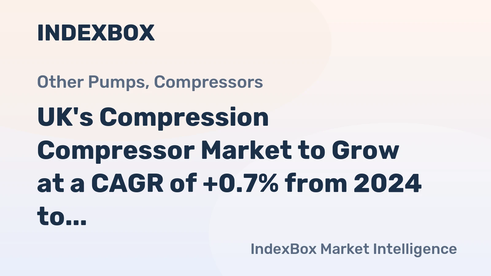 UK's Compression Compressor Market to Grow at a CAGR of +0.7% from 2024 to 2035, Reaching 8.4M Units by 2035