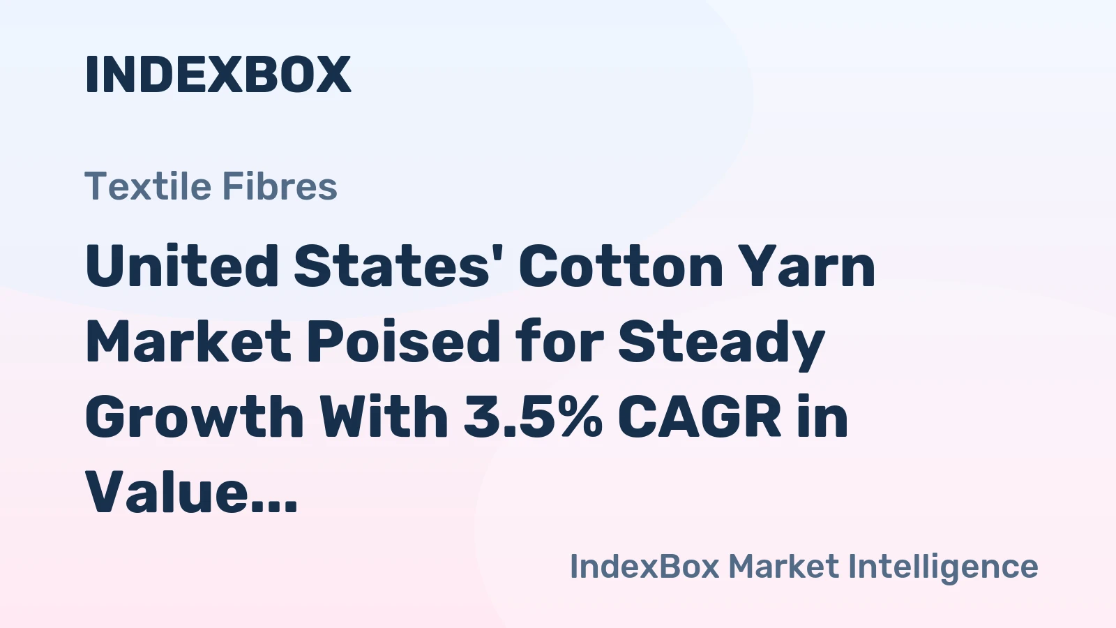 United States' Cotton Yarn Market Poised for Steady Growth With 3.5% CAGR in Value Through 2035