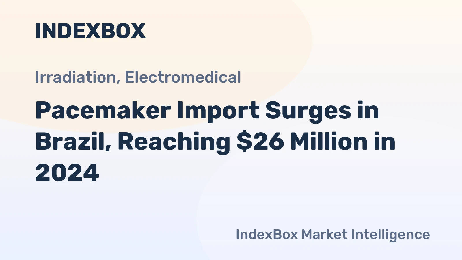 Pacemaker Import Surges in Brazil, Reaching $26 Million in 2024