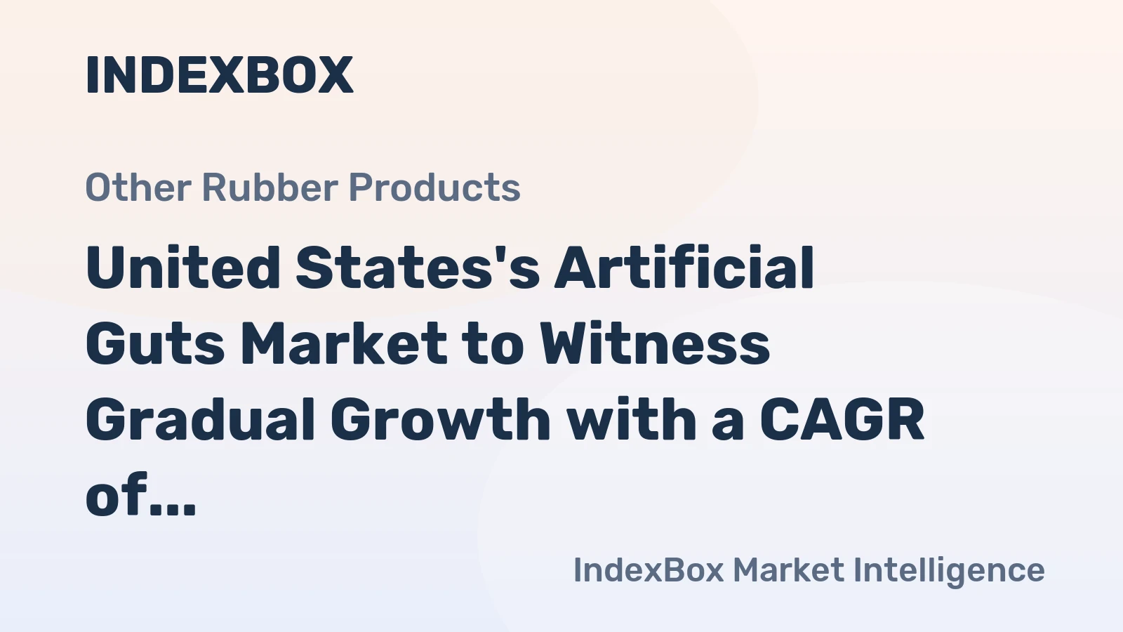 United States's Artificial Guts Market to Witness Gradual Growth with a CAGR of +0.9% from 2024 to 2035
