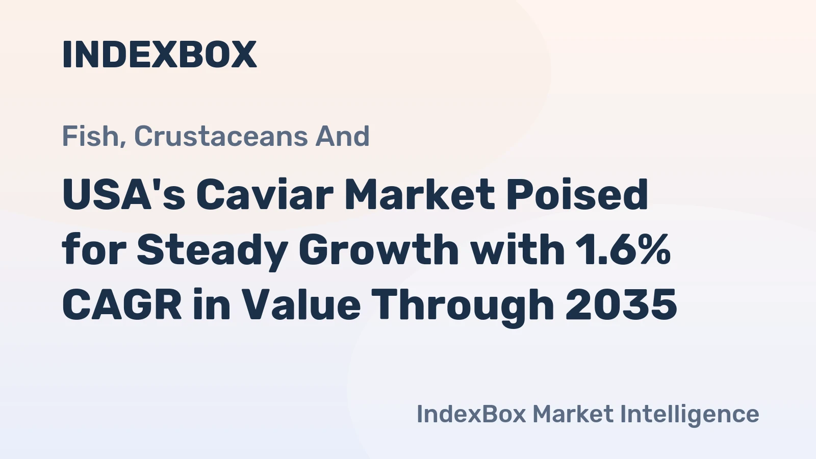 USA's Caviar Market Poised for Steady Growth with 1.6% CAGR in Value Through 2035