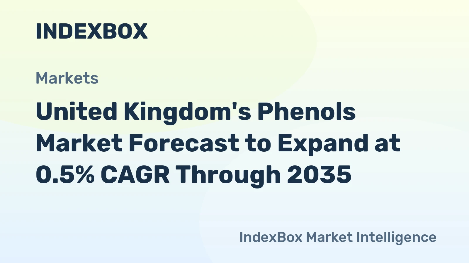 United Kingdom's Phenols Market Forecast to Expand at 0.5% CAGR Through 2035