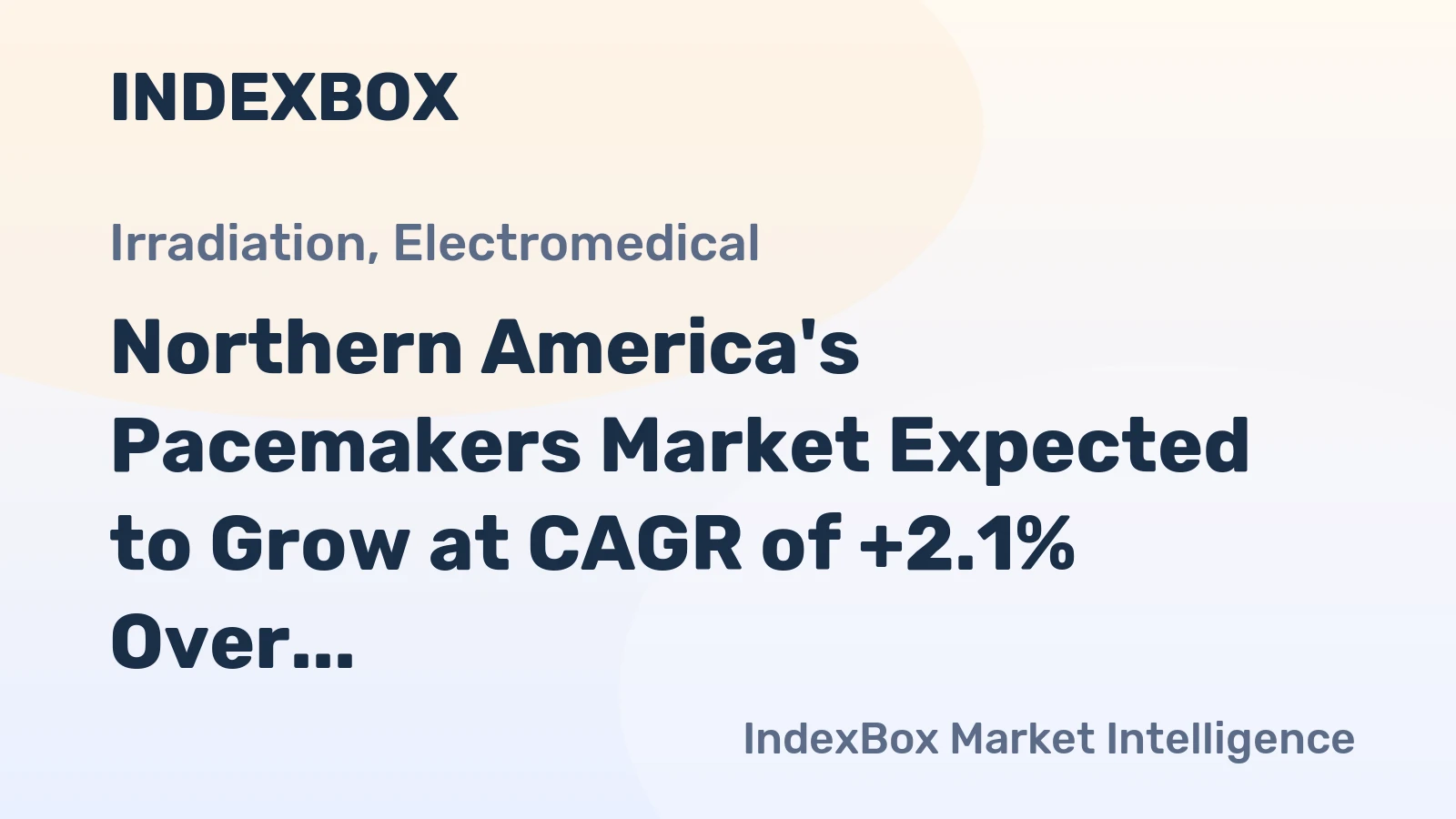 Northern America's Pacemakers Market Expected to Grow at CAGR of +2.1% Over Next Decade